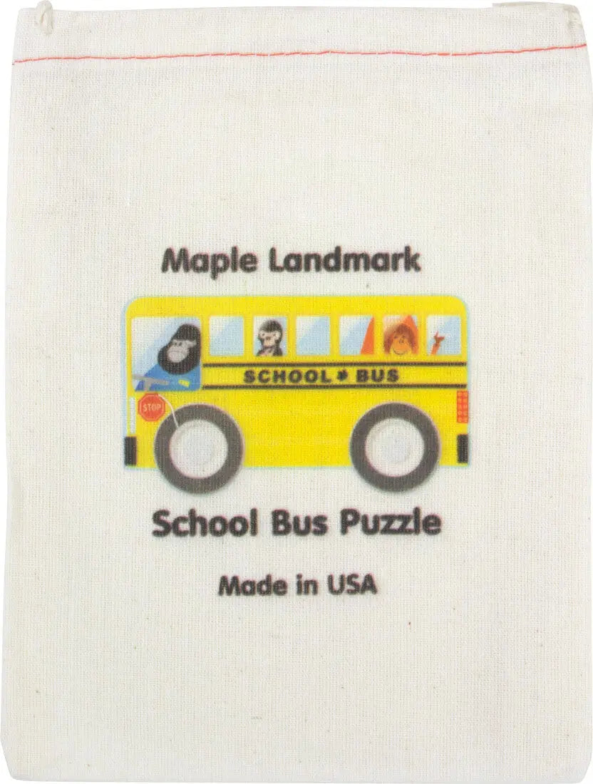 School Bus Jigsaw Puzzle | Sustainable Toy | Made in the USA – The Baby ...