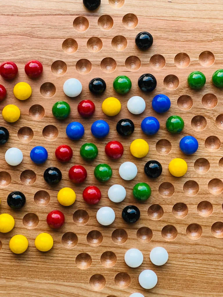 Cherry Chinese Checkers | Made in USA | Wooden Board Games – The Baby ...