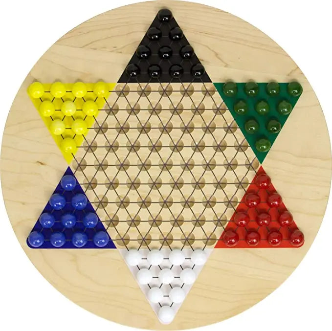 Cherry Chinese Checkers | Made in USA | Wooden Board Games – The Baby ...