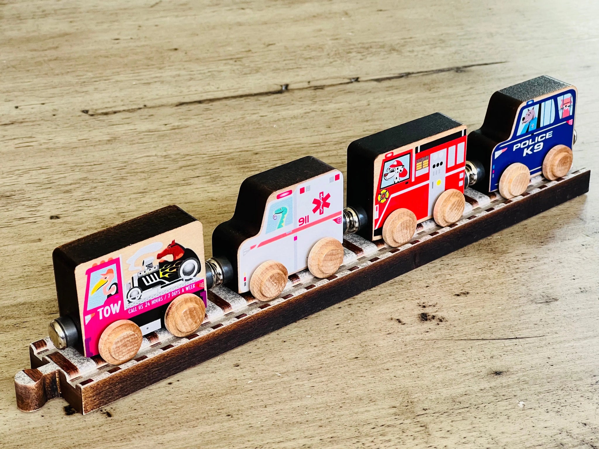 Community Train Car Set - Made in USA | NameTrain – The Baby Penguin