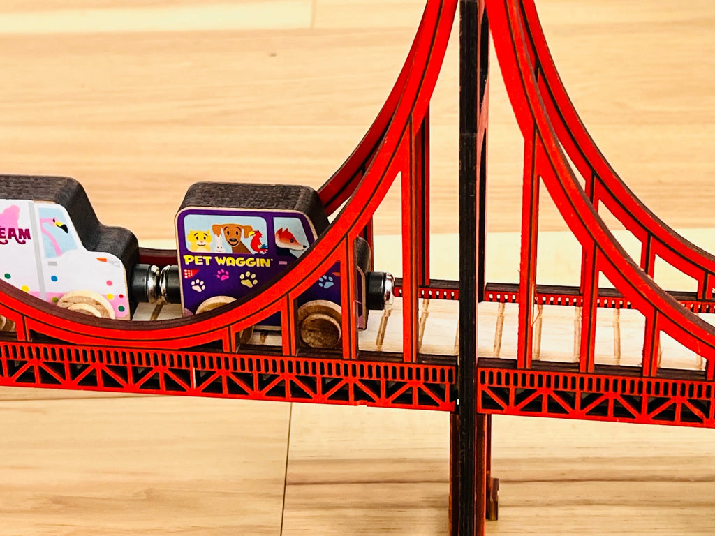 Golden Gate Bridge | NameTrains Wooden Train Bridge - | USA – The Baby ...