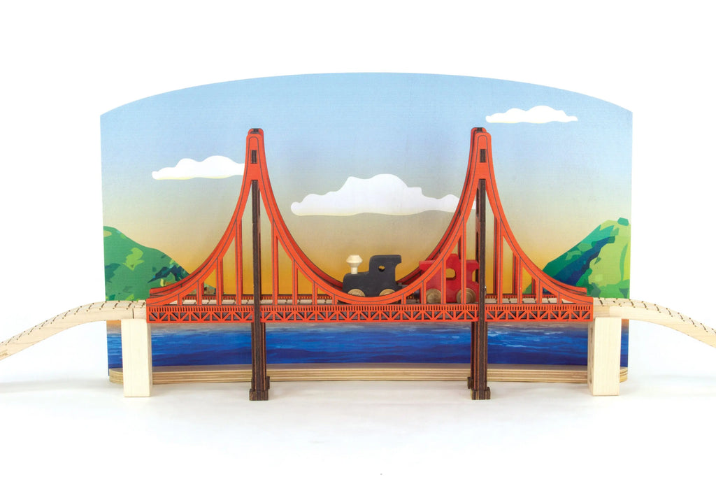 Golden Gate Bridge | NameTrains Wooden Train Bridge - | USA – The Baby ...