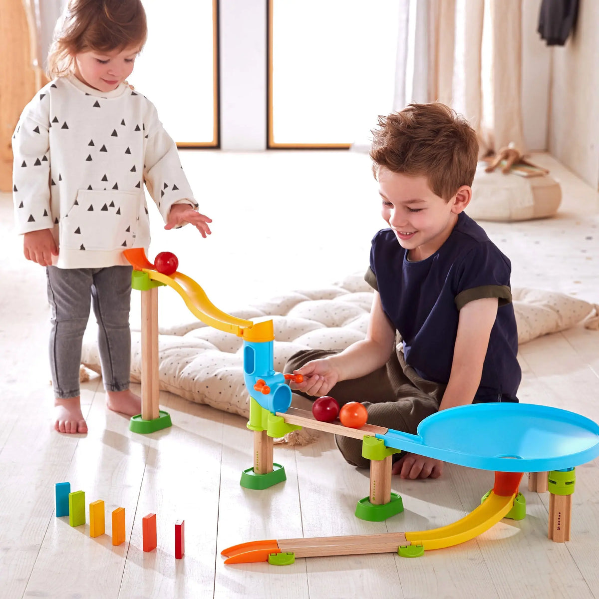 Kullerbu Traffic Jam Ball Track Set | HABA USA – The Baby Penguin