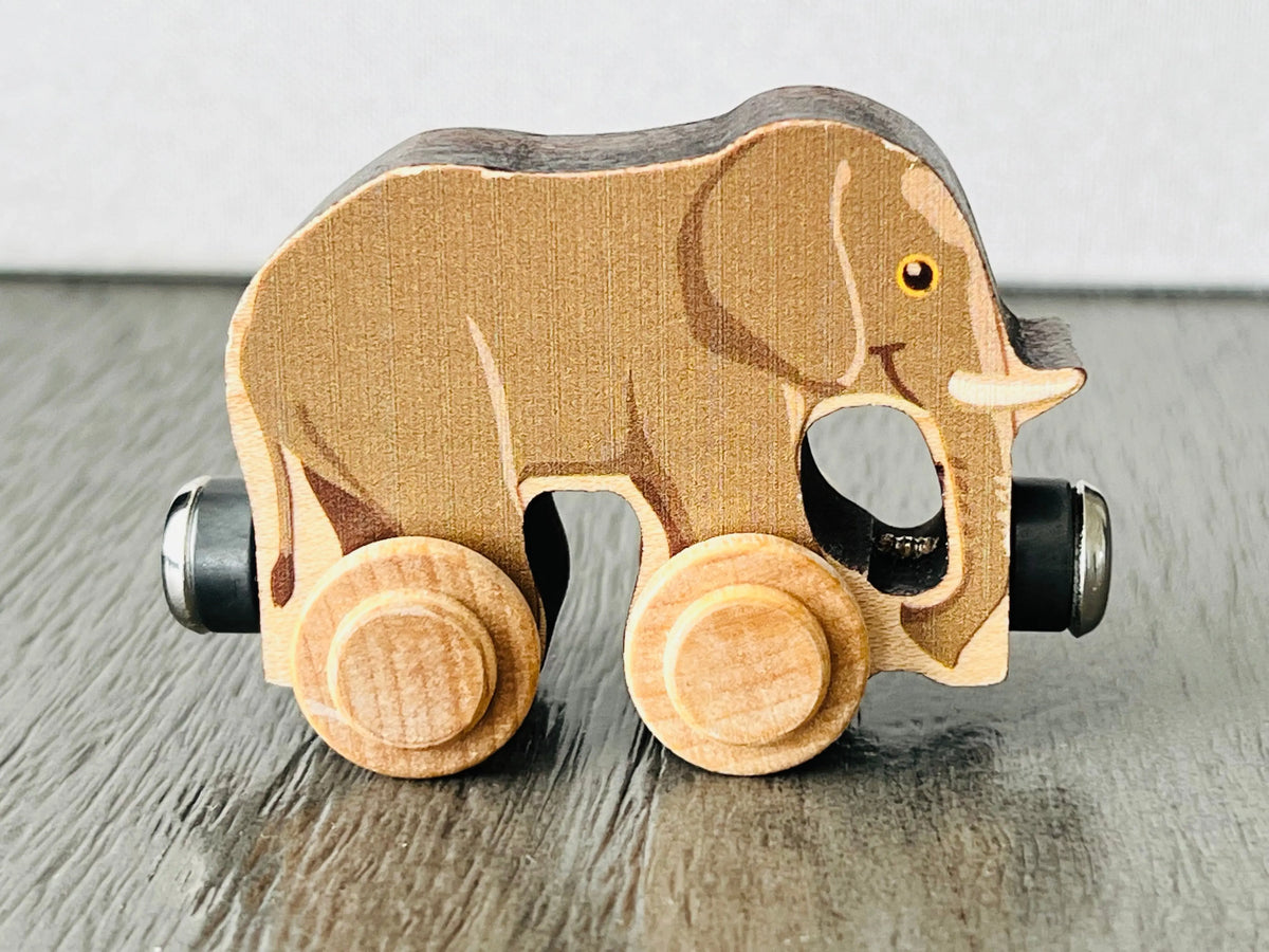 NameTrains Elmer Elephant - Made in USA Trains – The Baby Penguin