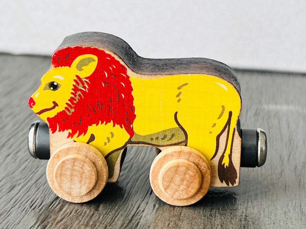 NameTrains Leonardo Lion - Made in USA Trains – The Baby Penguin