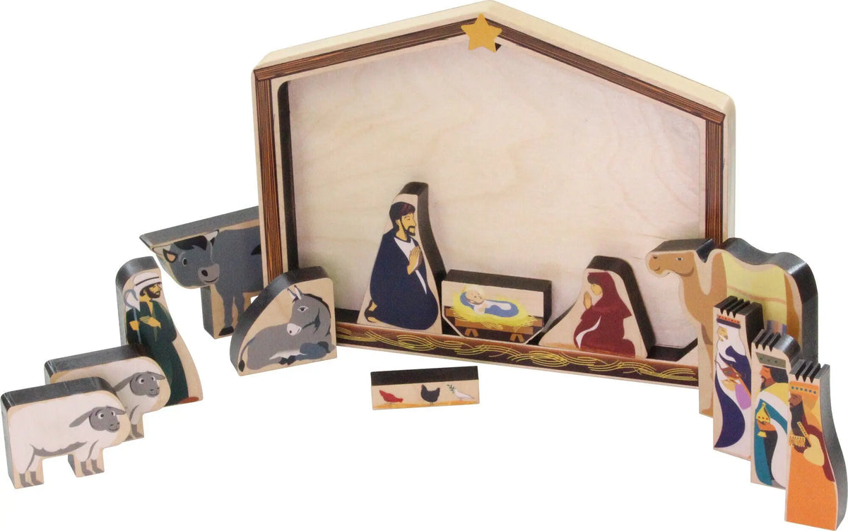 Nativity Wooden Puzzle | Made in the USA – The Baby Penguin