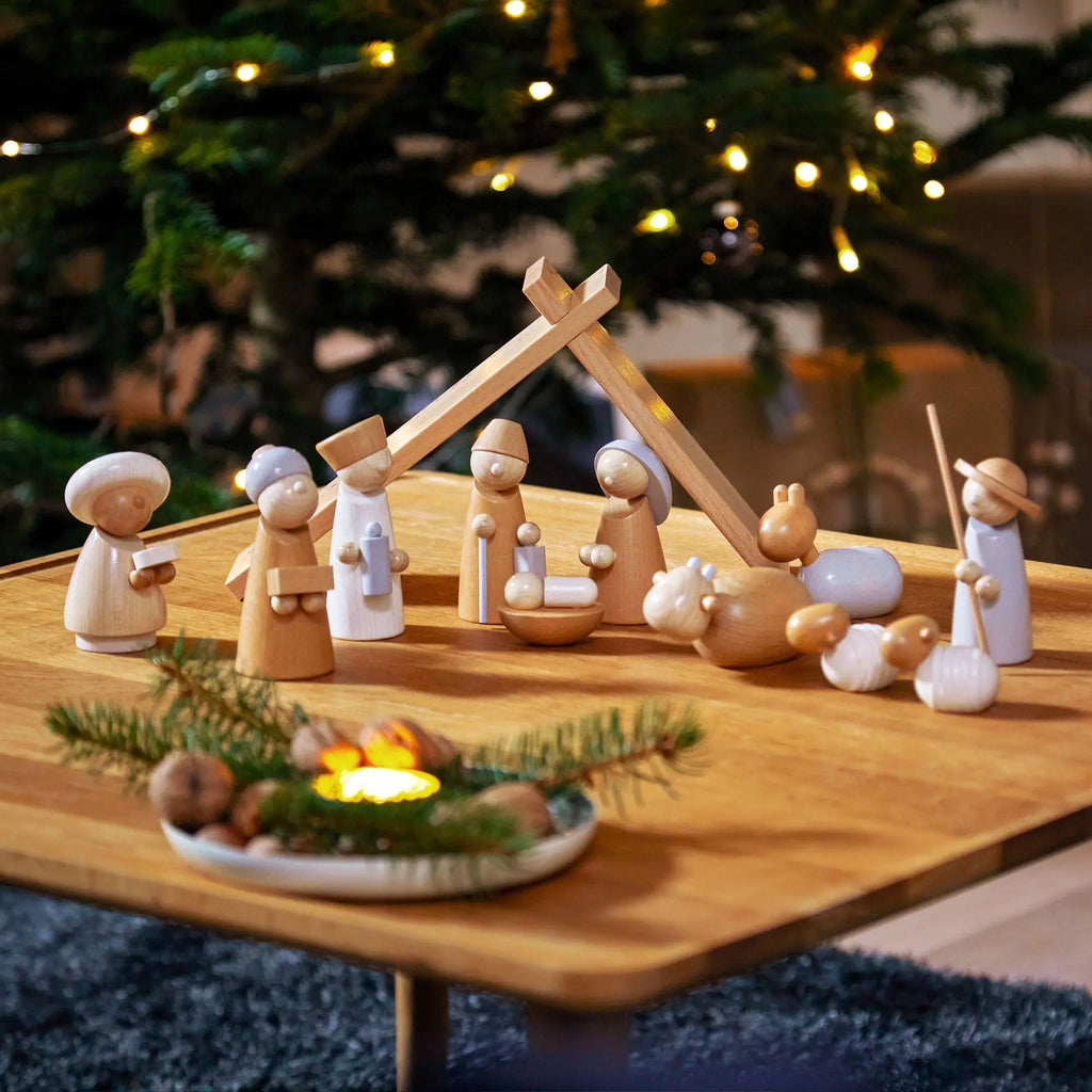 Natural Wood Nativity Set | Made in Europe | HABA USA – The Baby Penguin