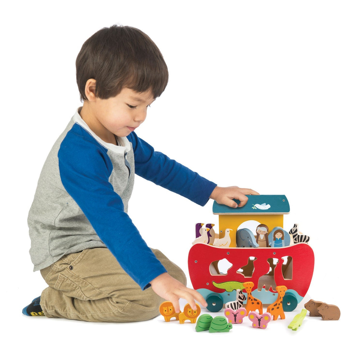 Noah's Shape Sorter Ark | Education & Learning 18m+| Tender Leaf – The ...