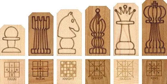 Wooden Chess Pieces Set | Made in the USA | Games – The Baby Penguin